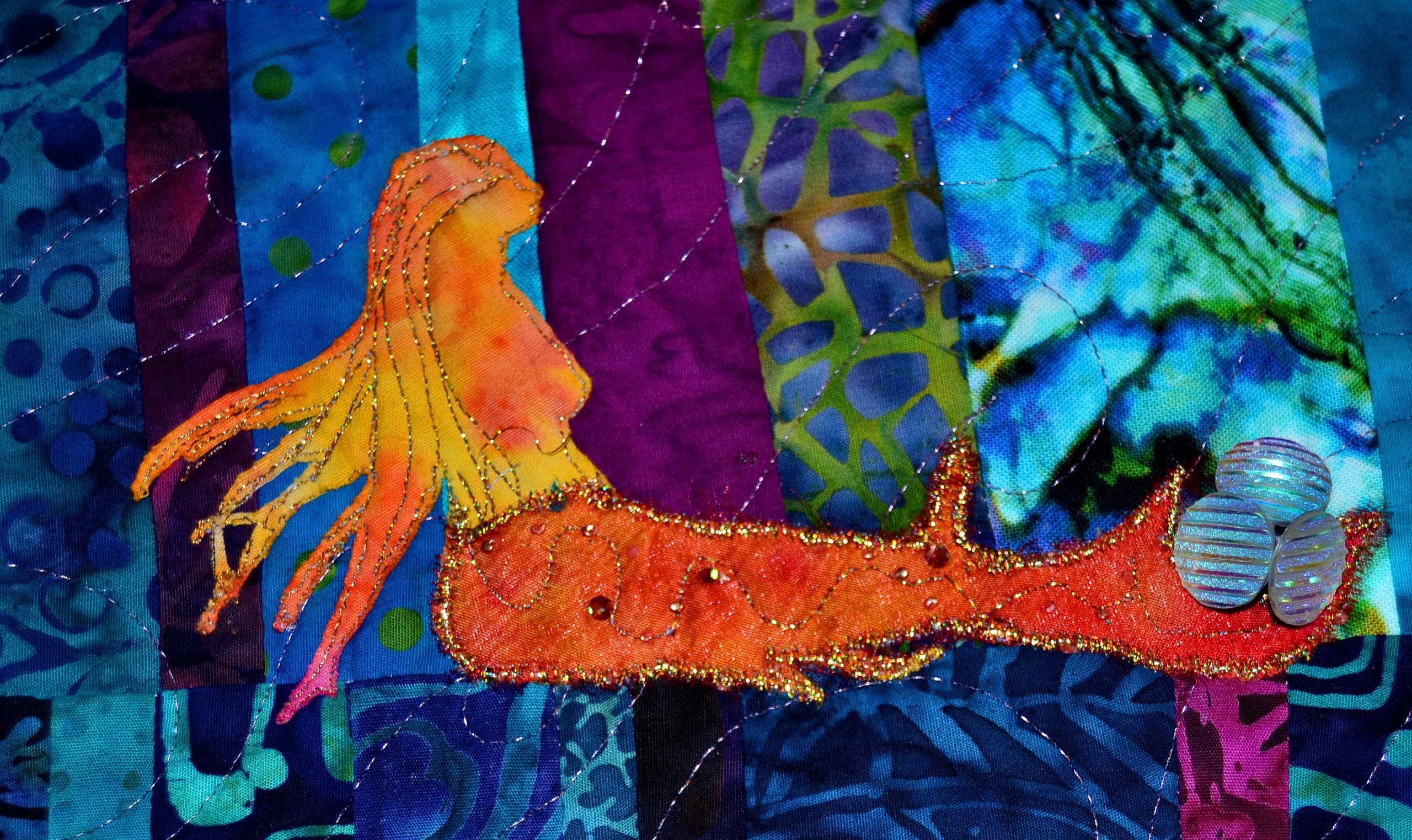 Mermaid Appliques (9) - Princess YellowBelly Designs