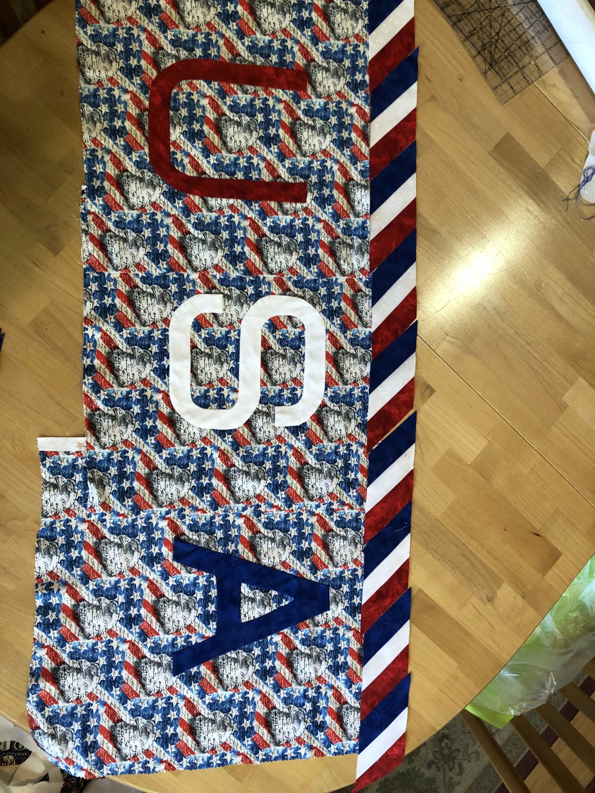 USA Letter Block - Princess YellowBelly Designs